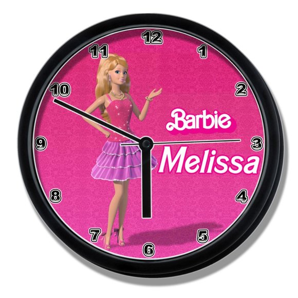 Clock | Wall Decor | Barbie Movie Custom Made With Your Name Wall Clock ...